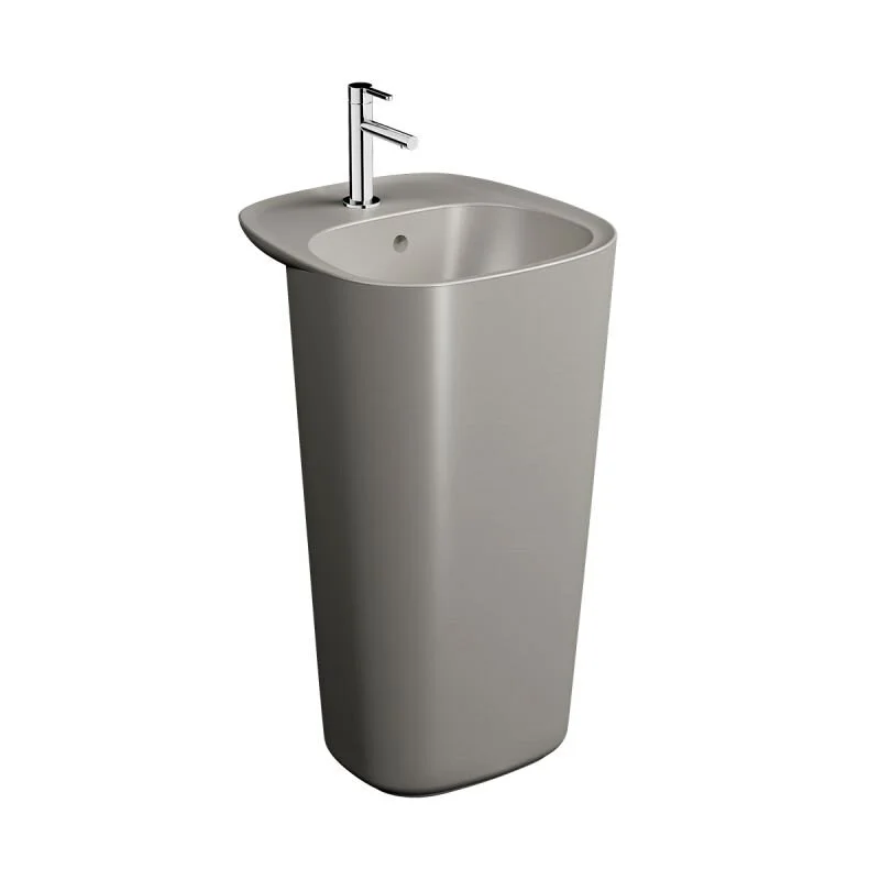 Vitra Plural 50 cm Mat Bej Monoblok Lavabo 7814B420-0001